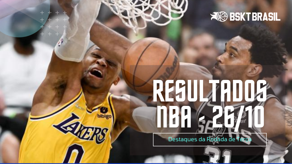 NBA Resultados dos Jogos (26/10) e Tabela de Classificação Atualizada ...